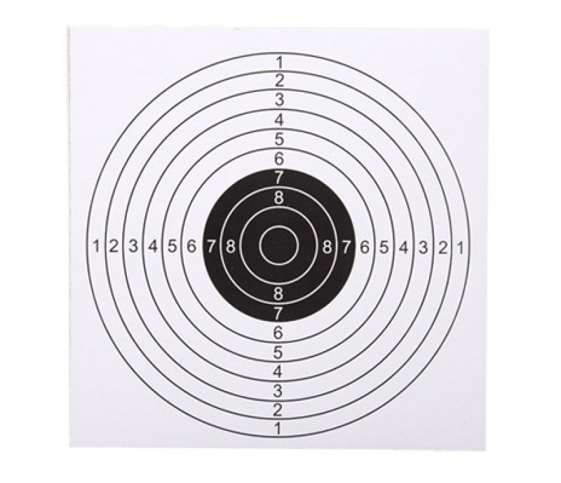 Artemis Snowpeak Paper Targets 14x14cm 100pcs