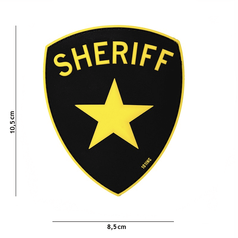 101 INC PVC Patch - Sheriff - Unit & profession