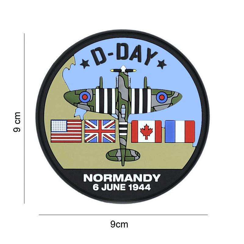 101 INC PVC Patch - D-Day Spitfire - Morale patches