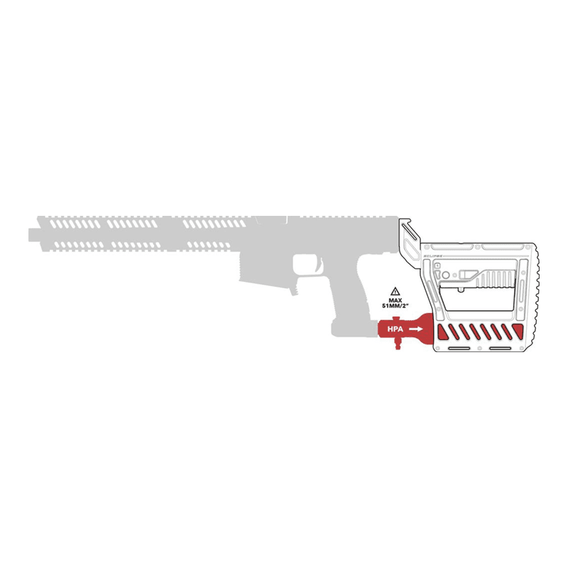 Planet Eclipse EMEK EMF100 PWR Stock - Black