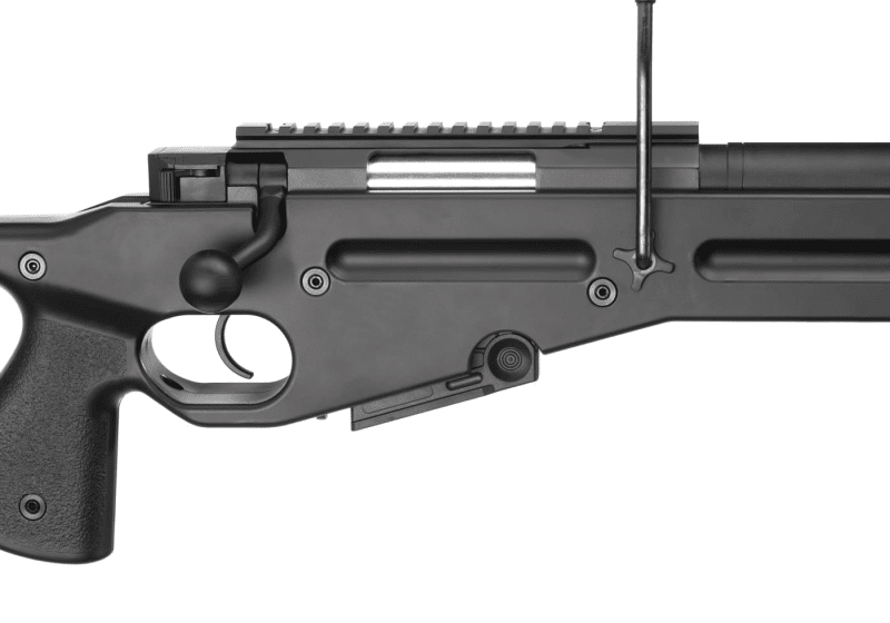 Snow Wolf Cyma SV98 Bolt-Action Spring Sniper Rifle Set 6mm - Svart