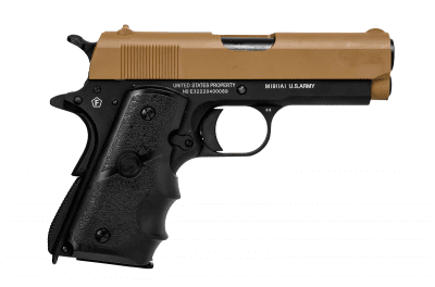 Cybergun Colt 1911 Defender GBB - Tan/Svart