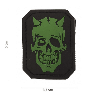 101 INC PVC Patch - Devil Skull - Moralhöjare
