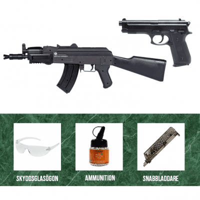 Cybergun Kalashnikov AK47 Spetsnaz Spring Rifle 6mm Super Starter Pack