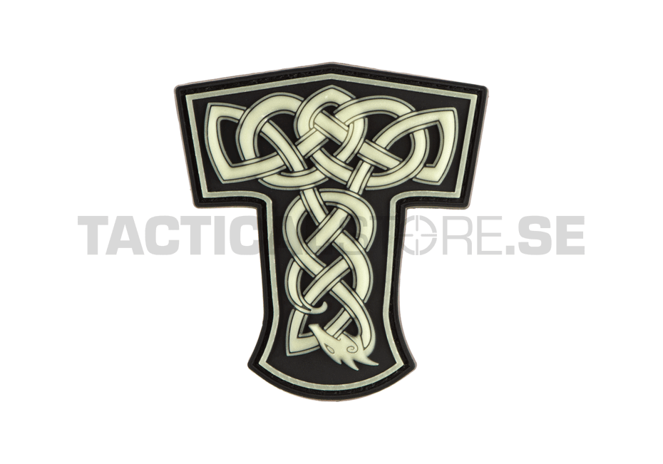 JTG Thors Hammer Dragon PVC Patch - Morale patches