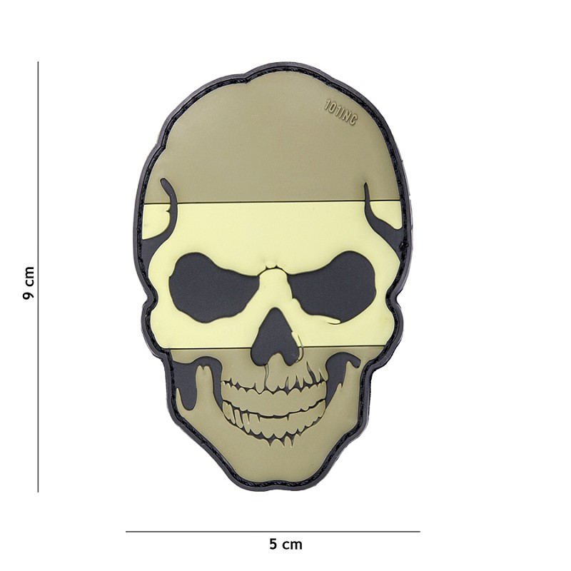 101 INC PVC Patch - Skull Spain Subdued