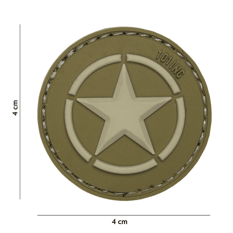 101 INC PVC Patch - Allied star - Morale patches