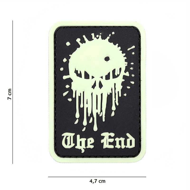 101 INC PVC Patch - Skull The End - Morale patches