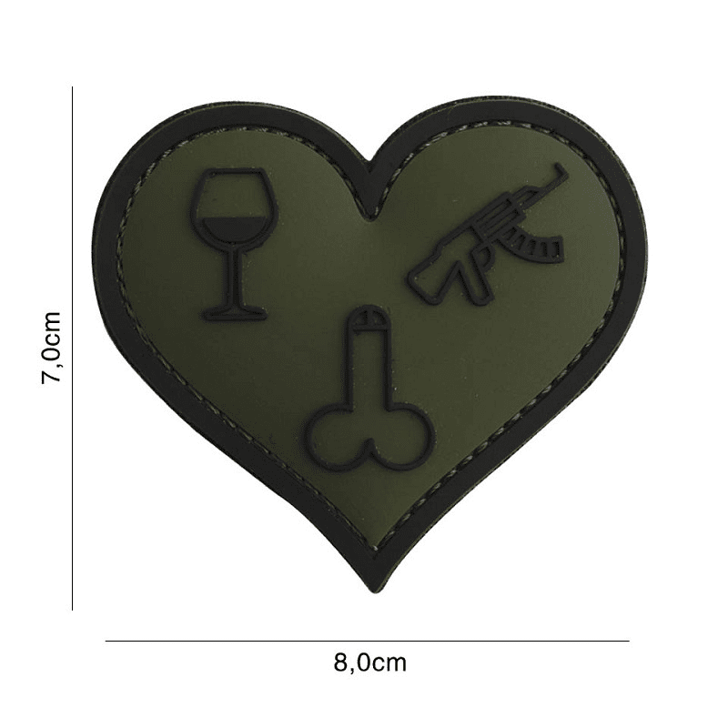 101 INC PVC Patch - Love - Moralhöjare