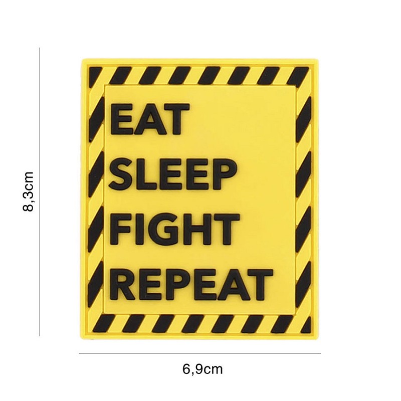 101 INC PVC Patch - Eat Sleep Fight Repeat