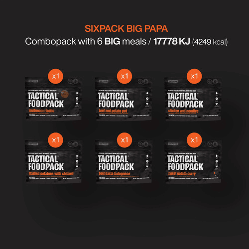Tactical Foodpack Six Pack Big Papa - Food