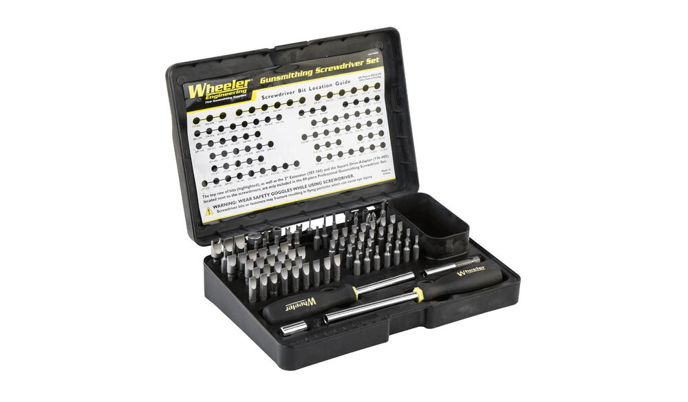Wheeler 89-piece Deluxe Gunsmithing Screwdriver Kit
