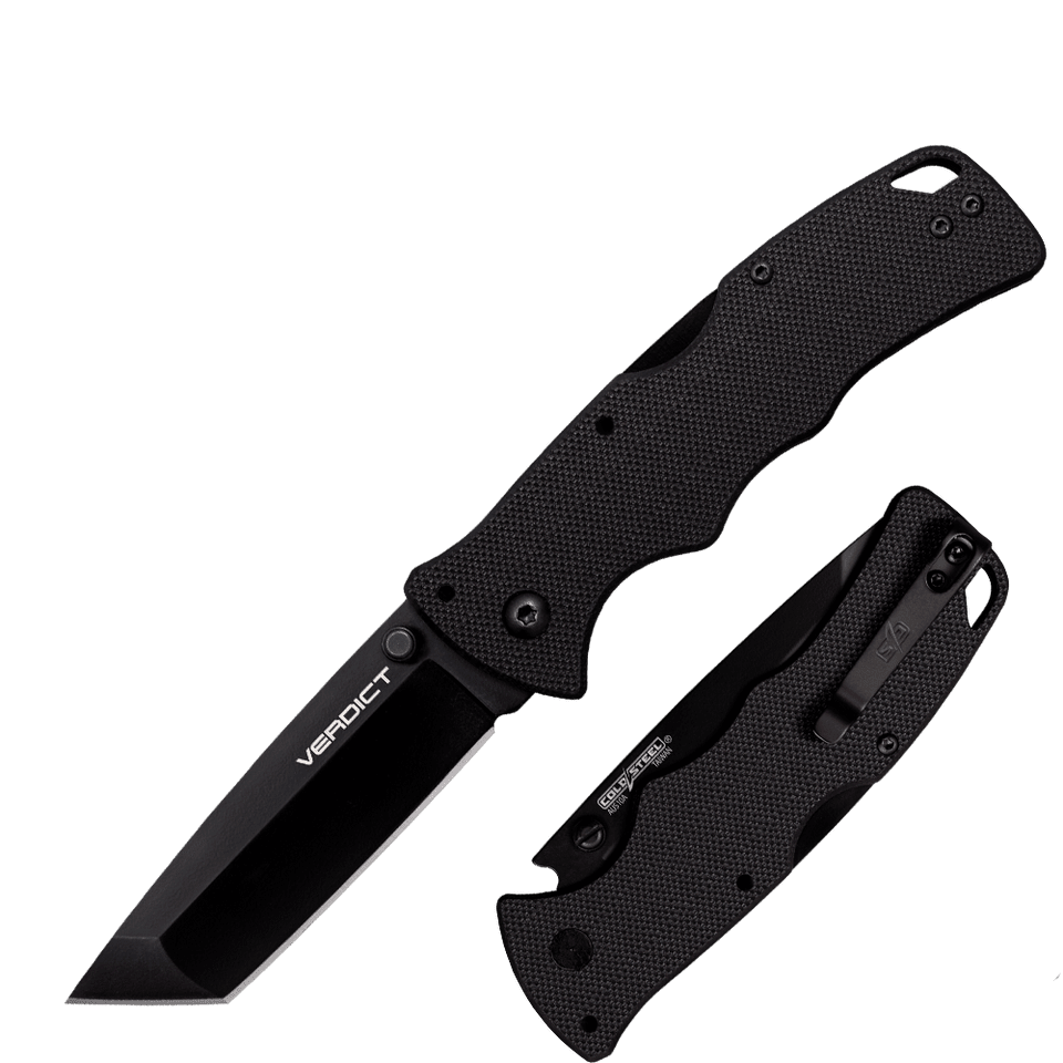 Cold Steel Verdict Tanto AUS10A - Black
