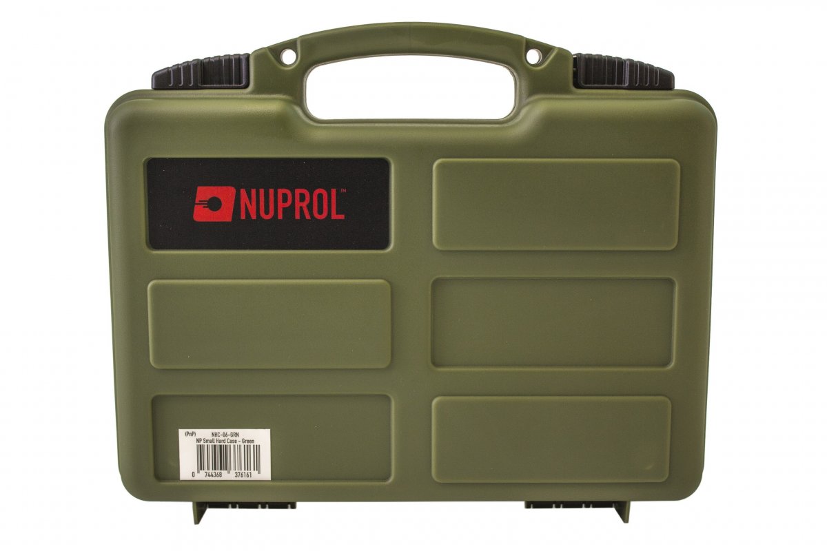Nuprol Small Hard Case PnP Foam - Grön - Vapenväskor