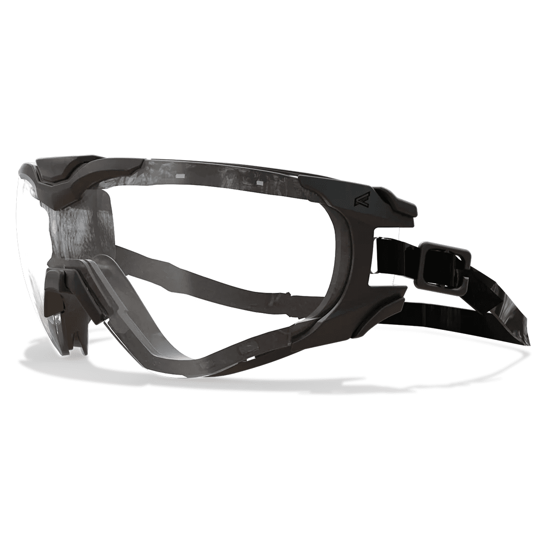 Edge Super 64 - Black Frame / Clear Vapor Shield Lenses